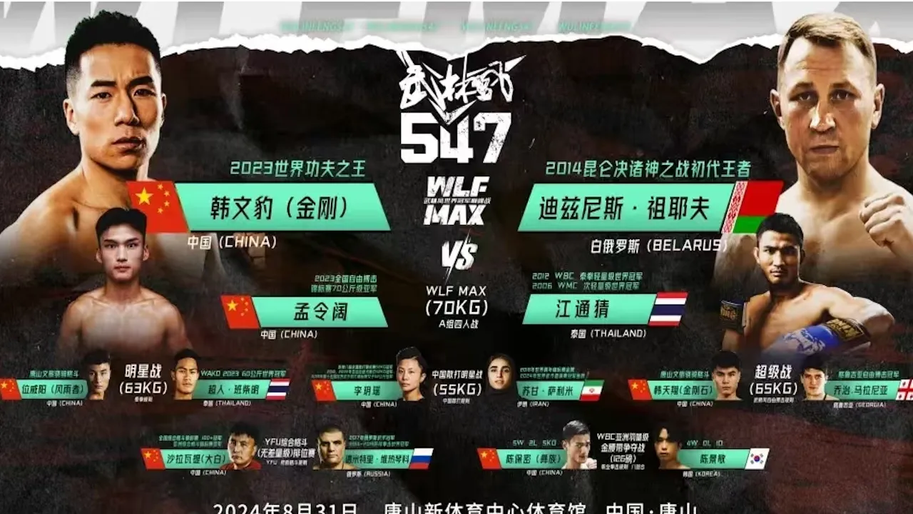 Wu Lin Feng 547: Han vs Zuev - Beyond Kickboxing