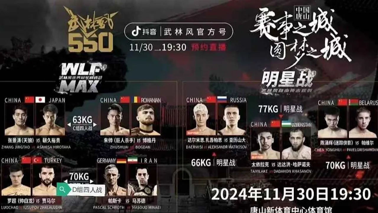 Wu Lin Feng 550: MAX Qualifier Tournament - Beyond Kickboxing