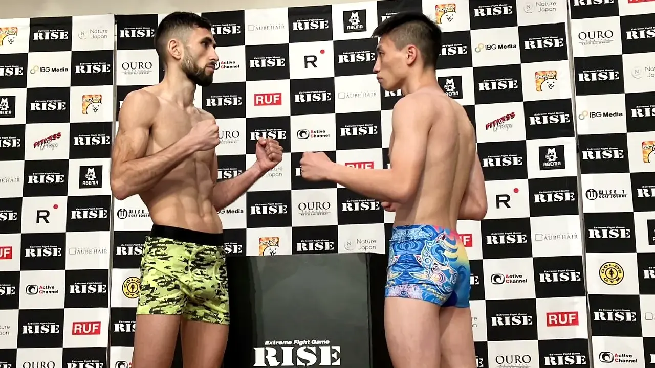 RISE 167 Weigh-in Results - Beyond Kickboxing