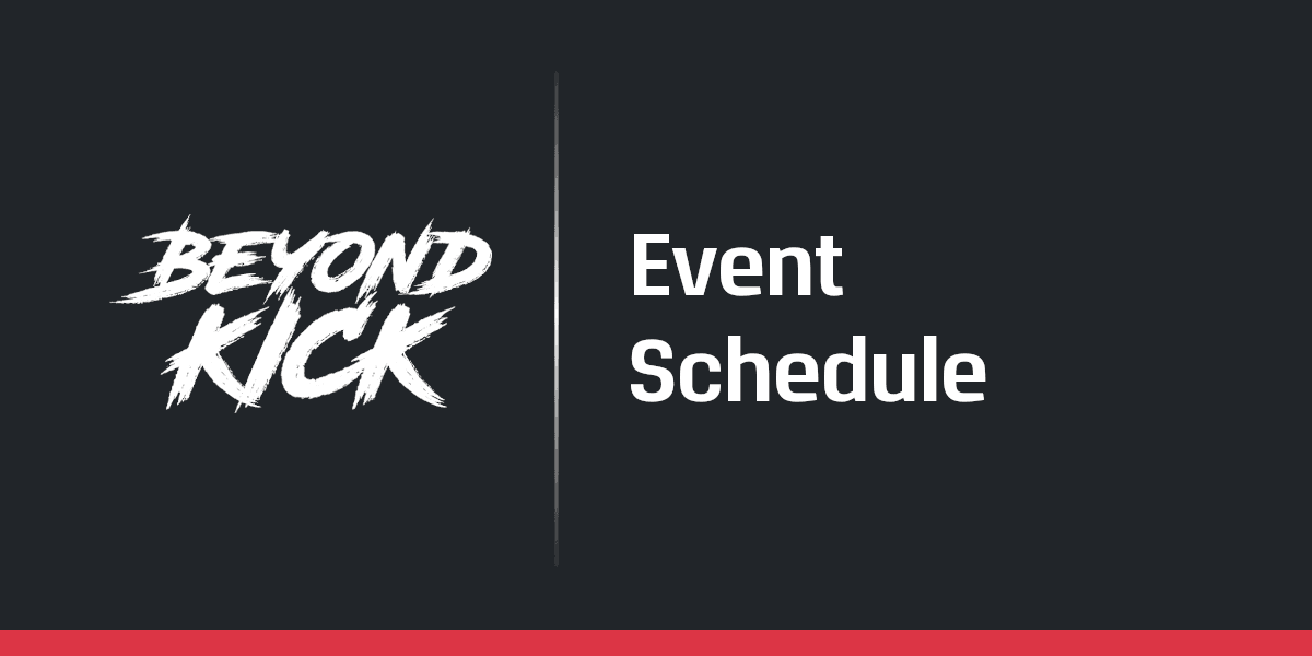 Event Schedule Beyond Kickboxing