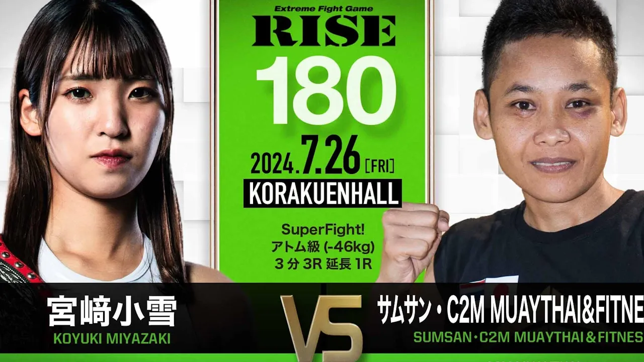 RISE 180: Miyazaki vs. Samson - Beyond Kickboxing